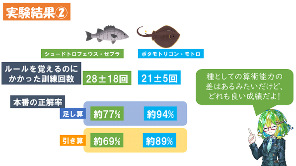 魚は足し算引き算ができる！脳の仕組みが異なっても備わっている計算能力 - Lab BRAINS